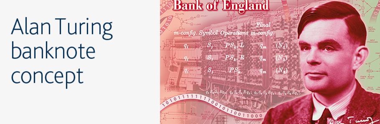 The pioneer of AI, Alan Turing, featured on UK currency