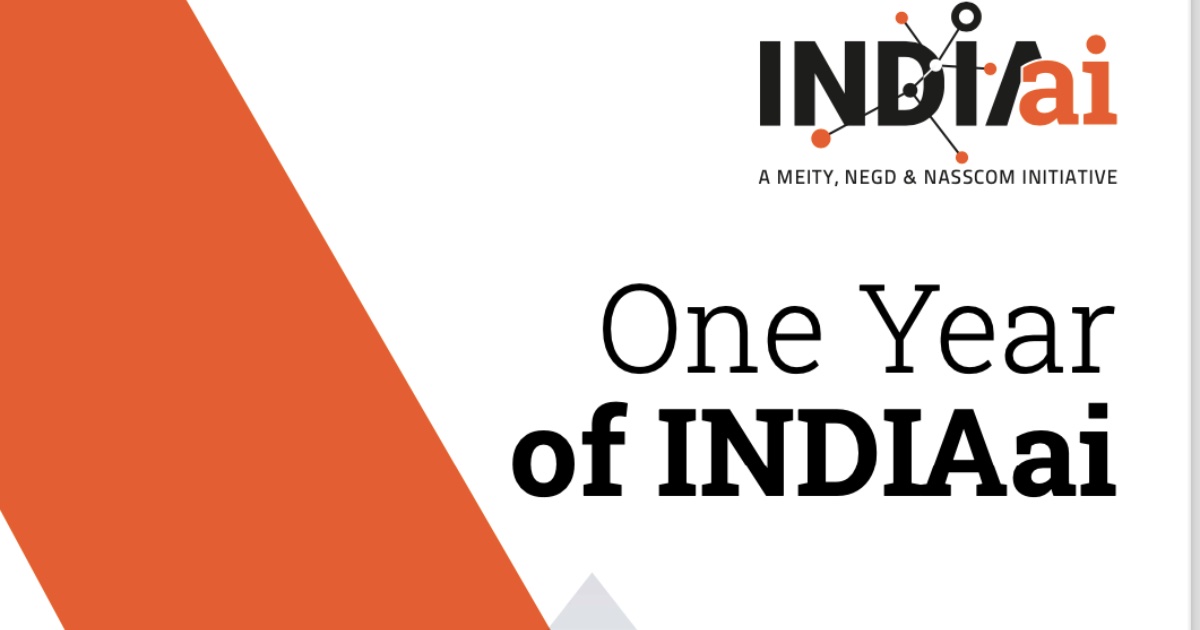 One Year of INDIAai report unveiled