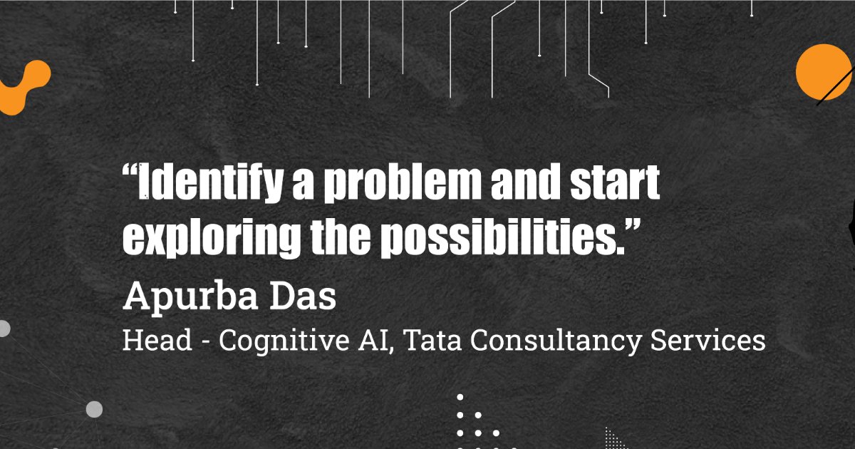 Identify a problem and start exploring the possibilities - Dr Apurba ...