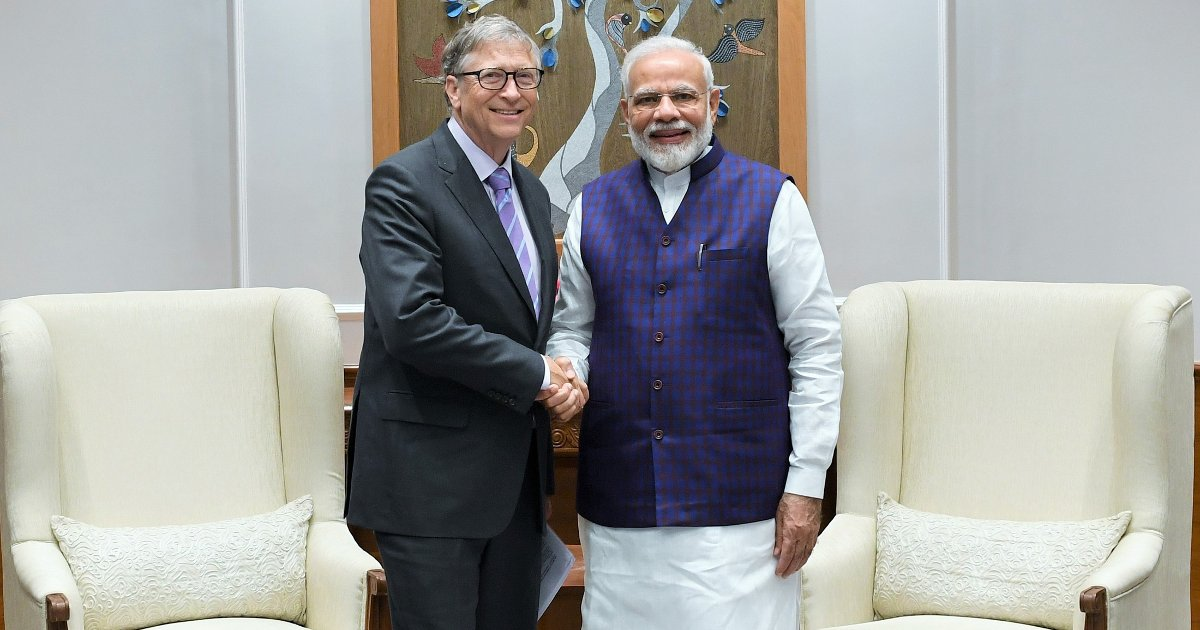 Indians Are Leading The Way In Technology Says Bill Gates To Pm Modi