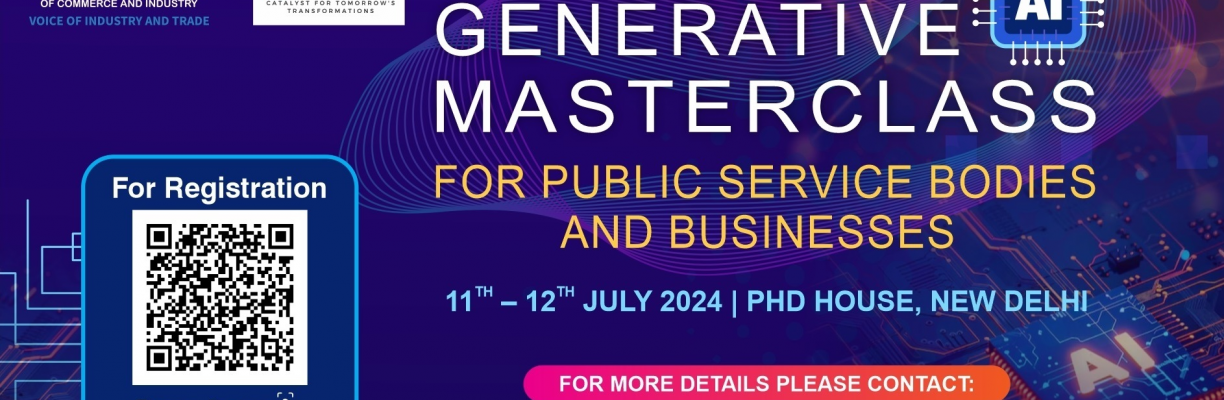 Generative AI Masterclass for Public Service Bodies & Businesses by PHDCCI